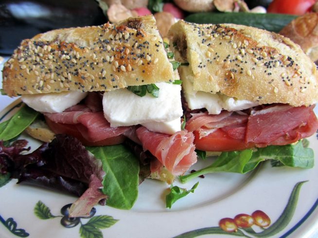 Prosciutto Fresh Mozz and Basil | Italian Gourmet Deli and Catering ...